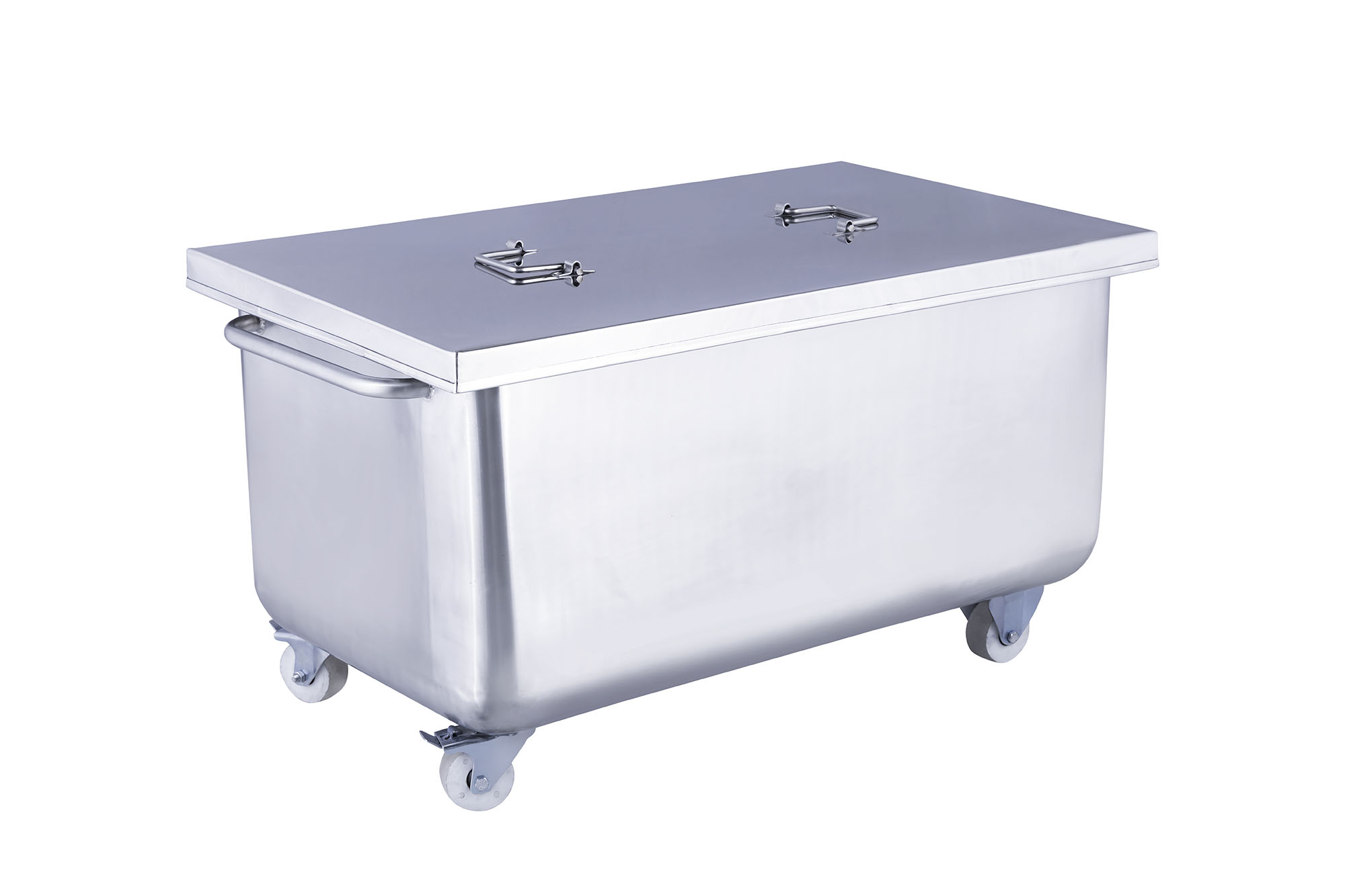 S.S. 304 Steel | SSMW | S.S. RECTANGLE TANKI WITH WHEELS | Products